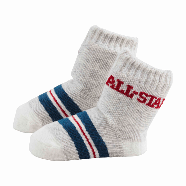 All Star Stripe Baby Socks | Mud Pie