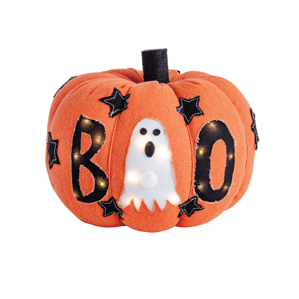 Ghost Light Up Sound Pumpkin Motion Sound Halloween Decor | Mud Pie