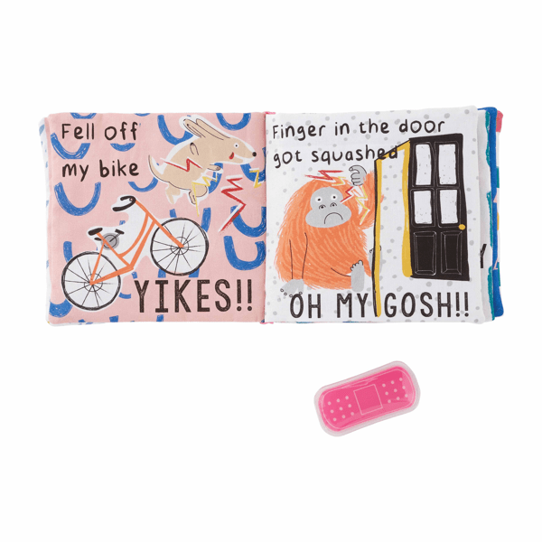 Pink Ouch Pouch Baby Book | Mud Pie