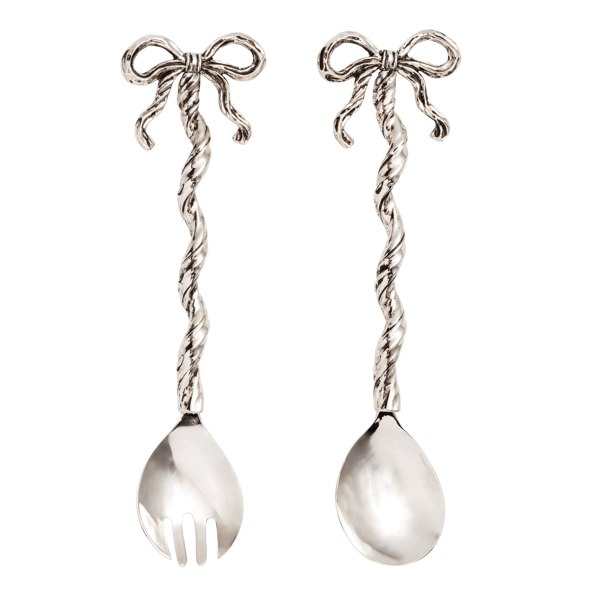 Bow Serving Utensils Set with Cast Bow Handles | Mud Pie