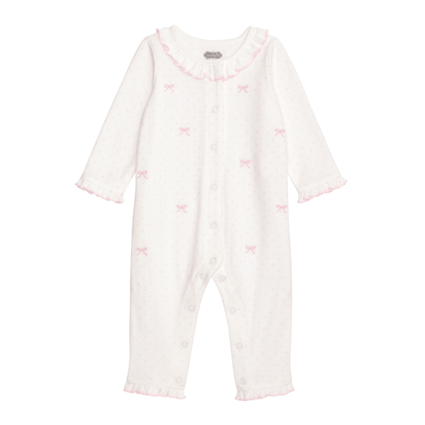Embroidered Bow Bodysuit | Adorable 0-3M Newborn Essential | Mud Pie
