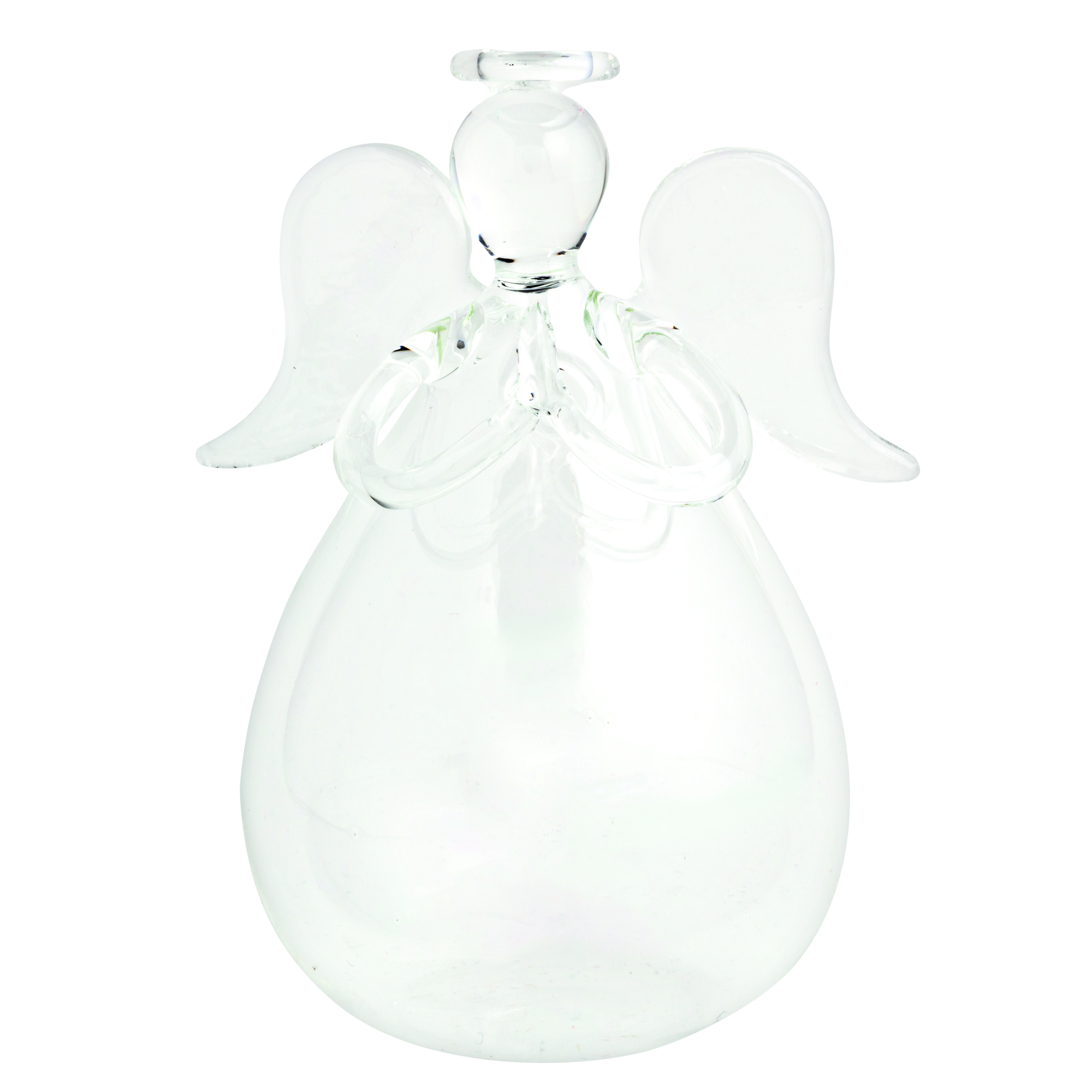 Praying Glass Angel Bud Vase | Handblown Glass | Mud Pie
