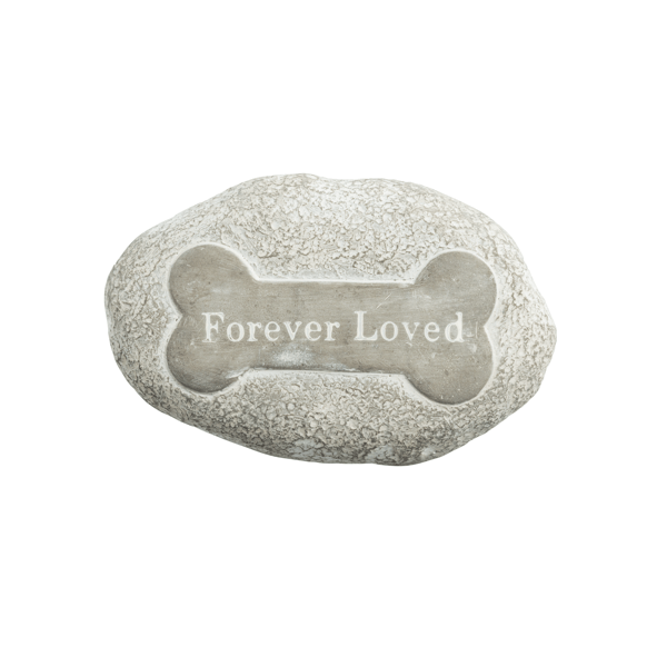 Dog Bone Pet Remembrance Stone