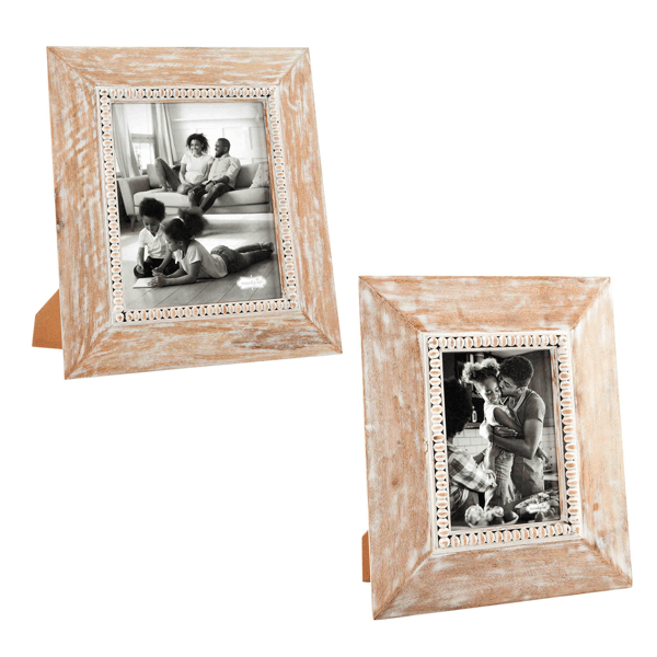Large Two-Tone Bead Frame | Mud Pie
