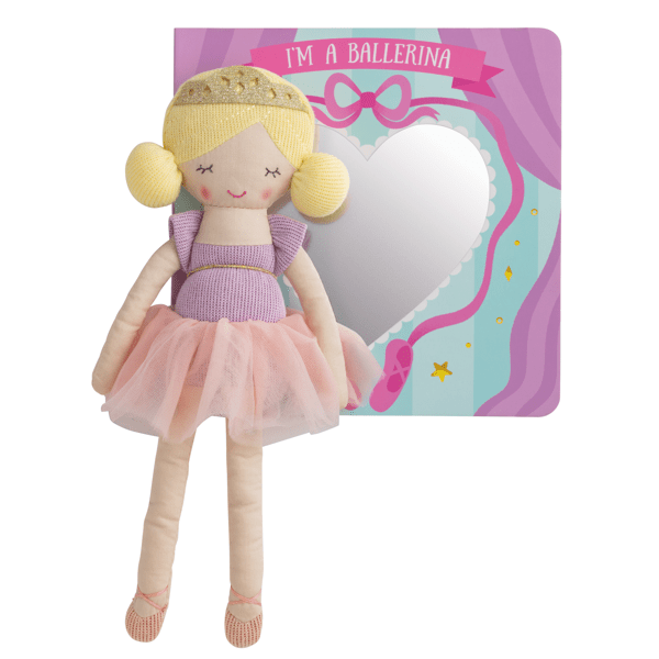 Blonde Ballet Book | 2-Piece Set for Kids | Mud Pie