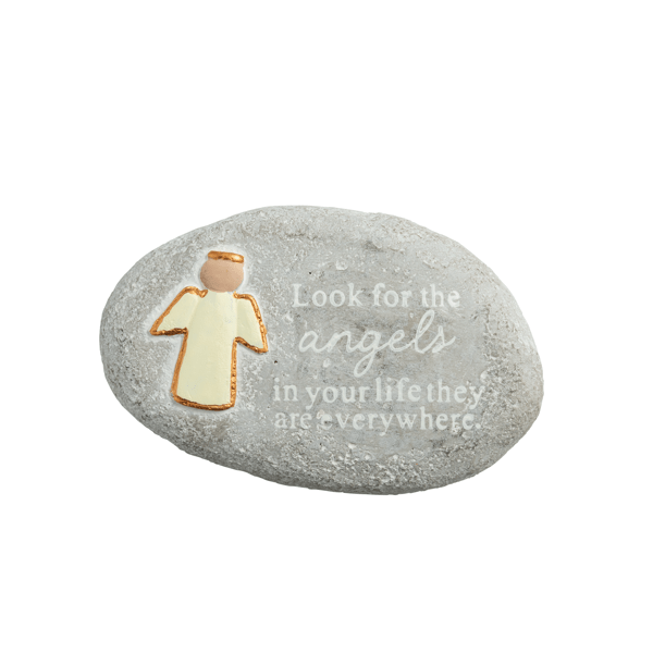 Angel Sentiment Garden Rock