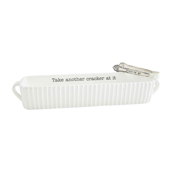 Fluted Cracker Dish Set | Mud Pie