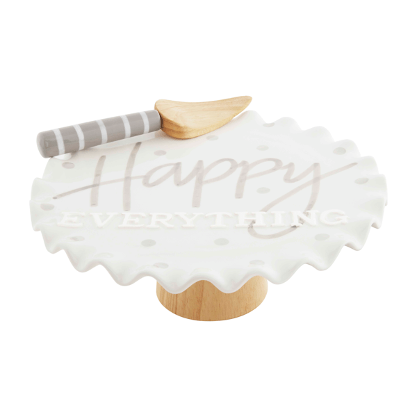 Happy Cake Stand Set | Mud Pie