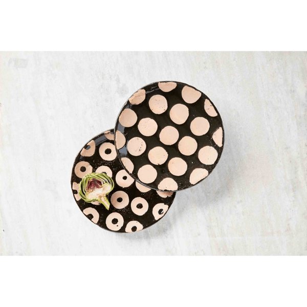 Black Dot Platter | Mud Pie