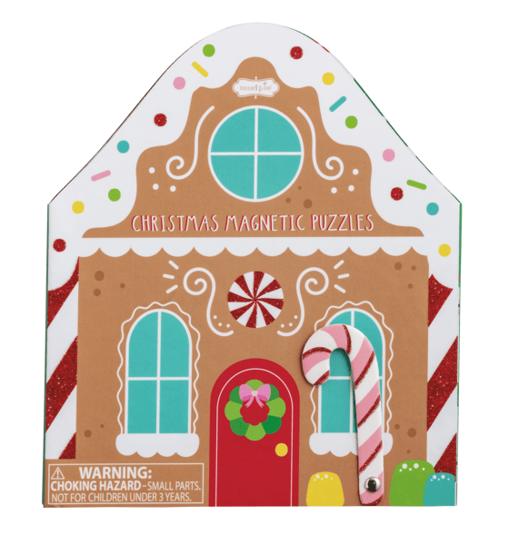 Gingerbread Magnetic Book | Fun Puzzle and Play Scene | Mud Pie