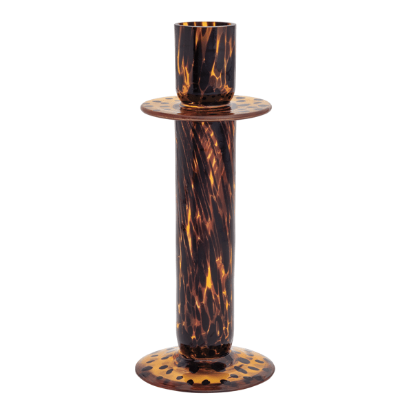 Medium Tortoise Glass Taper Holder