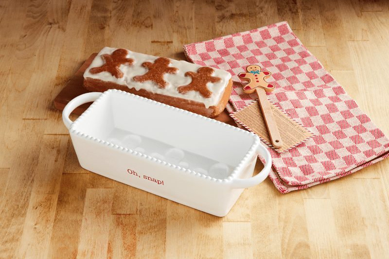 Gingerbread Loaf Pan for Holiday Baking | Mud Pie