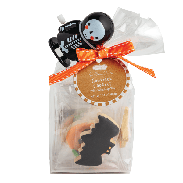 Skeleton Hal Set – Iced Cookies & Halloween Toy | Mud Pie
