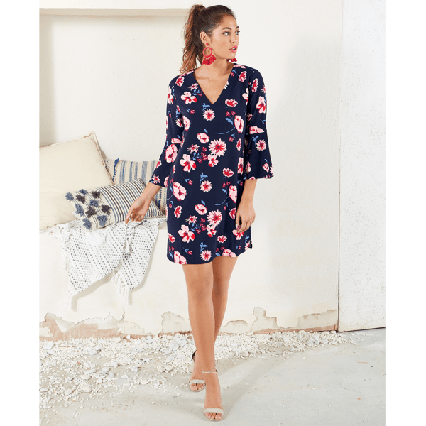 Mila Bell Sleeve Dress