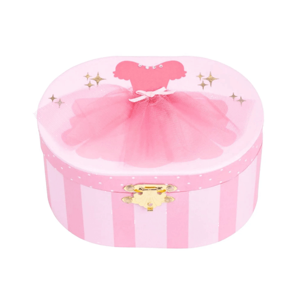 Ballet Tutu Jewelry Box | Musical Wind-Up Box for Kids | Mud Pie