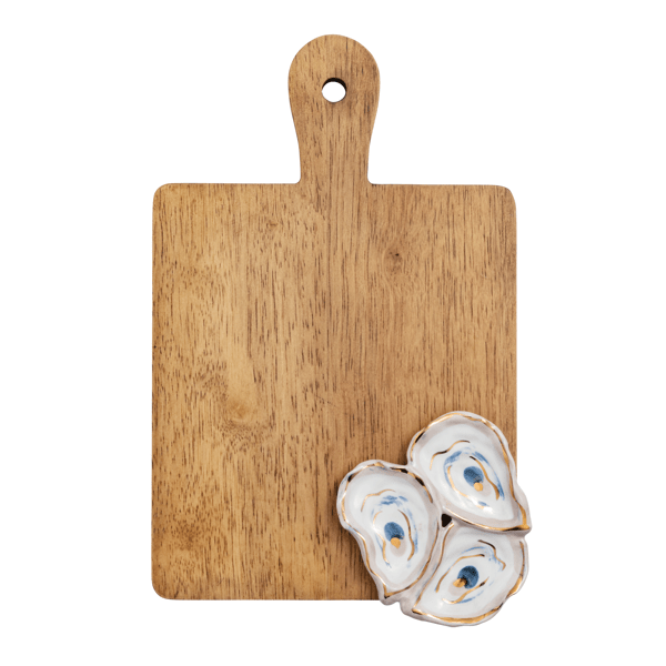 Square Wood Oyster Board