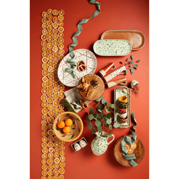 Splatter Pitcher Bud Vase | Mud Pie