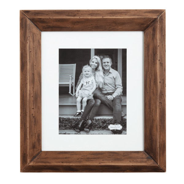 Reclaimed Wood Frame | Rustic 8x10 Photo Display | Mud Pie