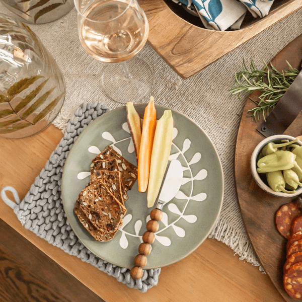 Leaf Cheese Plate Set