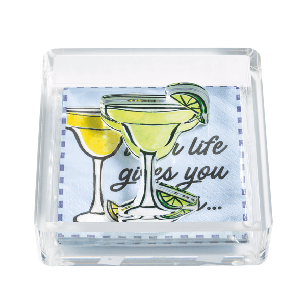 Margarita Napkin Holder And Weight Set
