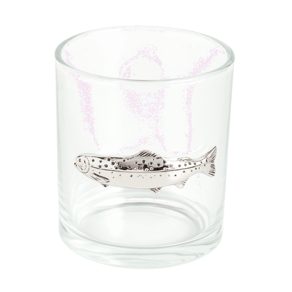 Trout Dof Glass | Unique Cast Aluminum Nautical Decor | Mud Pie