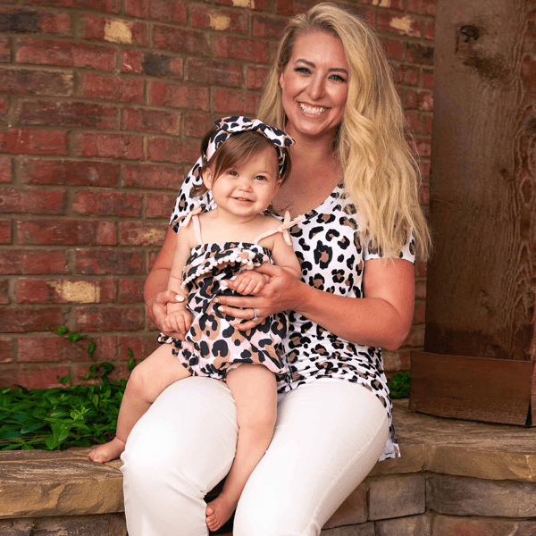 Leopard Bubble Bodysuit and Headband