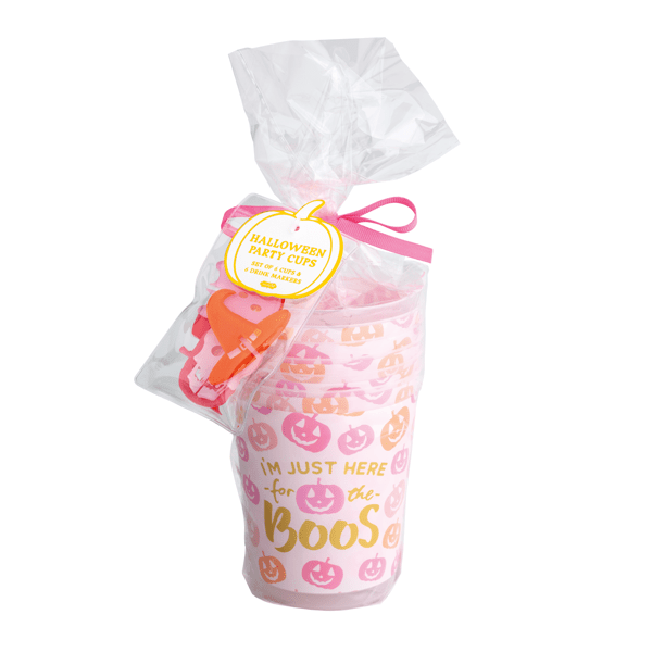 Jack-O-Lantern Cup Set | Halloween Drinkware | Mud Pie