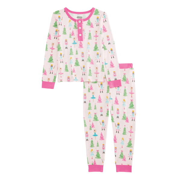 Cute Nutcracker Print Toddler Pajamas for 9-12Months | Mud Pie