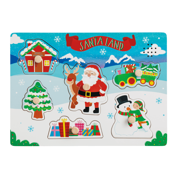 Christmas Sound Puzzle | Interactive Wooden Puzzle | Mud Pie