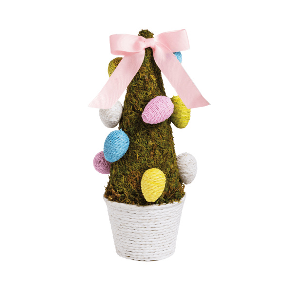 Shop Large Moss Easter Egg Tree | Mud Pie
