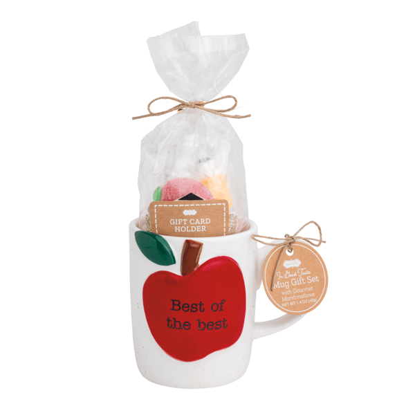 Gourmet Apple Mug Set | Perfect Gift with Marshmallows | Mud Pie
