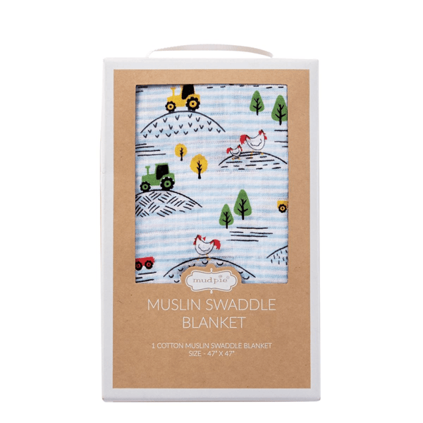 Farmhouse Swaddle Blanket