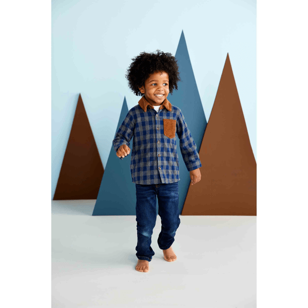 Boys' Check Shacket | Mud Pie