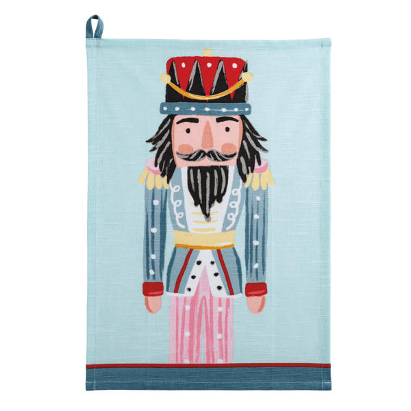 Blue Nutcracker Towel | Perfect for Kitchen Decor | Mud Pie