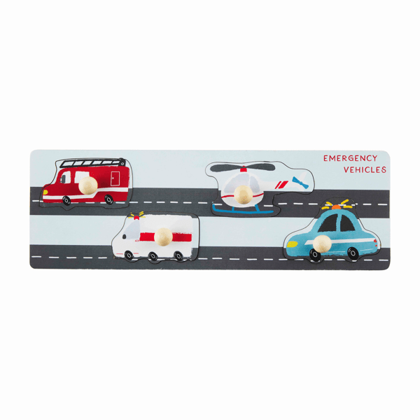 Emergency Vehicle Knob Puzzle | Mud Pie