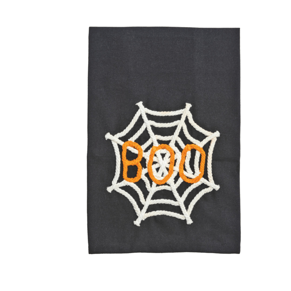 Boo Halloween Rope Towel | Cotton Hand Towel | Mud Pie