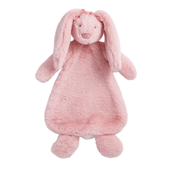 Pink Bunny Plush Woobie | Baby Comfort Toy | Mud Pie