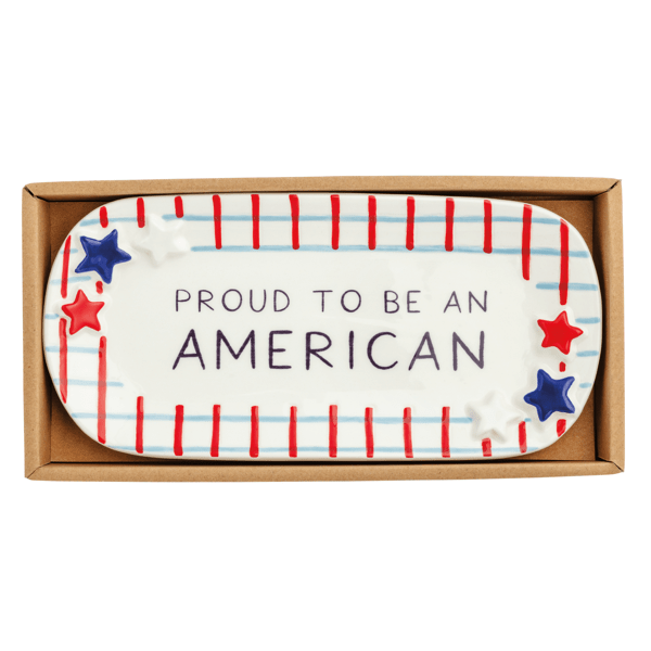 Plaid Americana Everything Tray