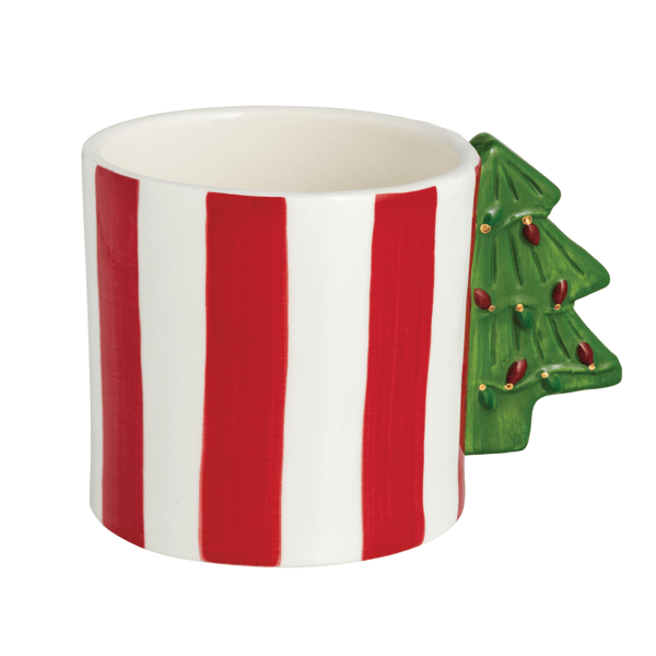 Christmas Tree Handle Whimsical Mug | Holiday Mug | Mud Pie