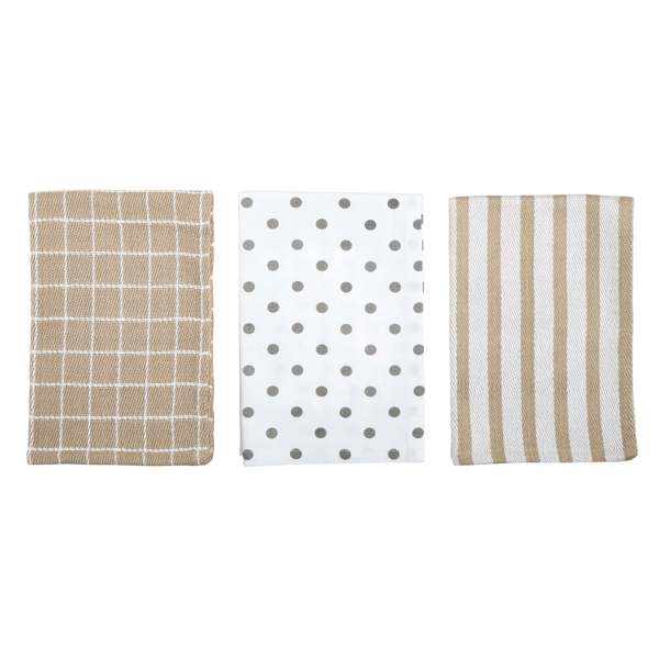 Polka Dot Jute Towel Bucket